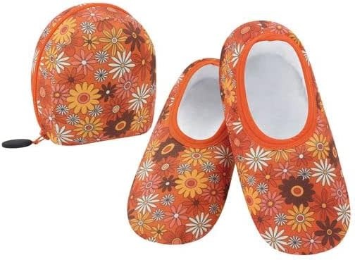 Snoozies Travel Skinnies With Pouch-Flower Power - Just Bags Luggage Center