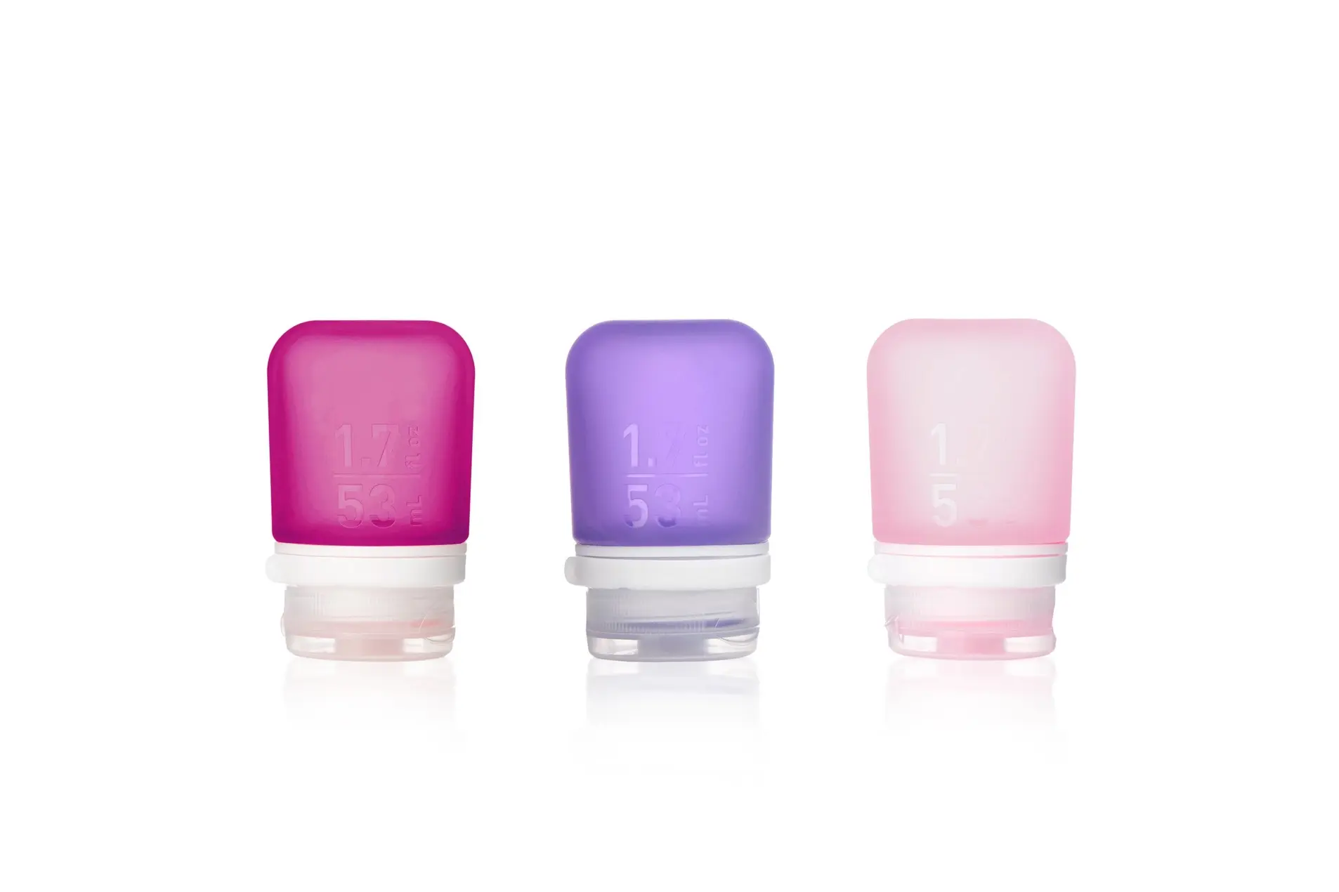 Humangear GoToob + 3 Pack Refillable Bottle Small 1.7oz- Blossom - Just ...