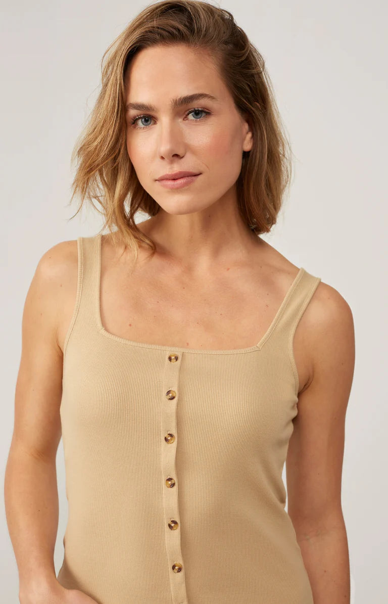 Yaya - Singlet With Buttons - MonAmie Boutique