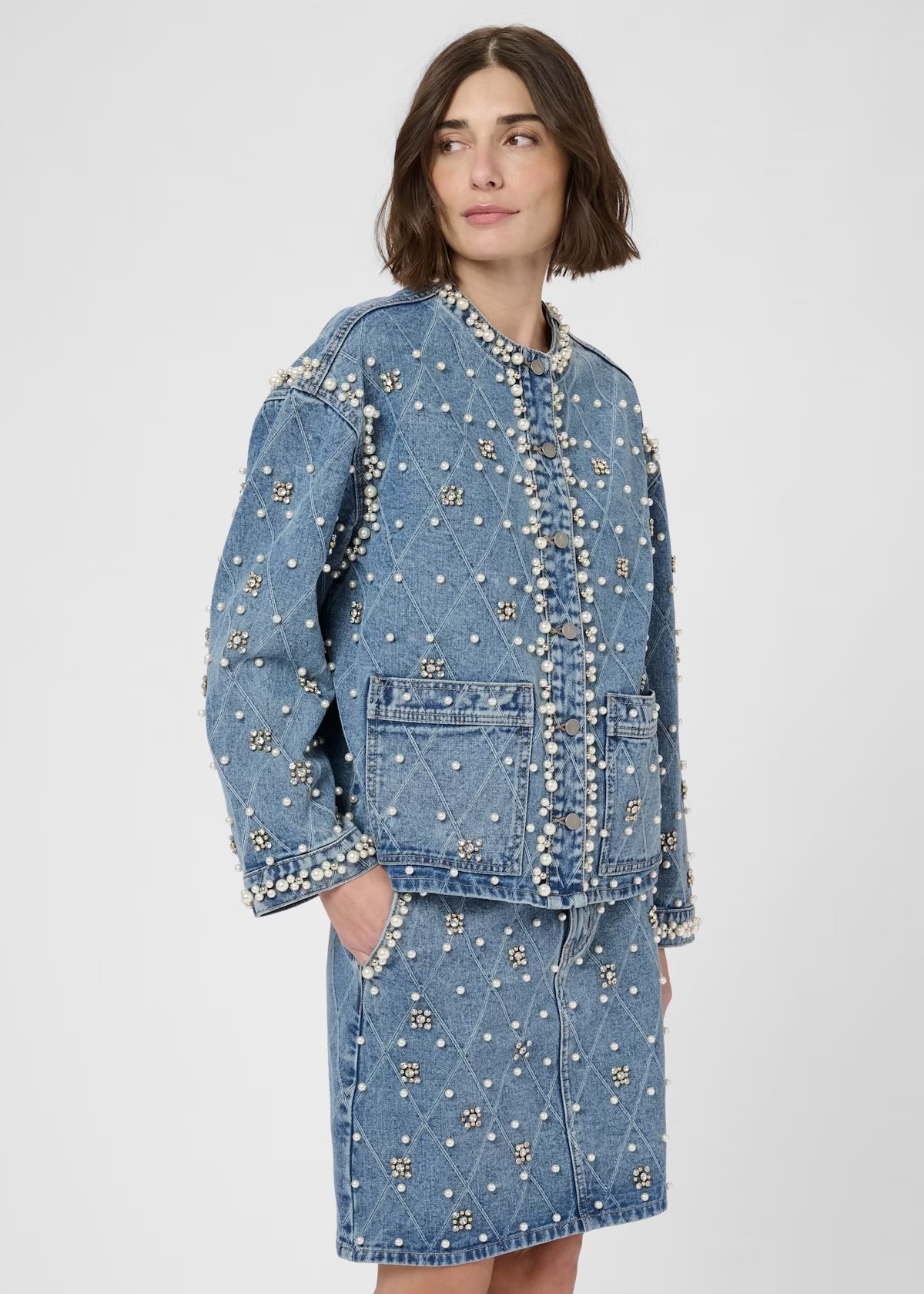 Culture - CUalys Denim Jacket - MonAmie Boutique