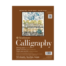Strathmore Calligraphy Paper Pad 400 Series, 8.5"x11", 50 sheets ...