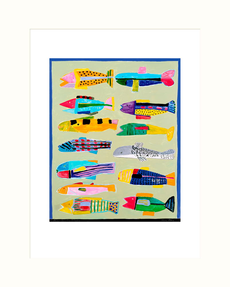 Fish from the Amazon, 2003 - Ken Done Gallery