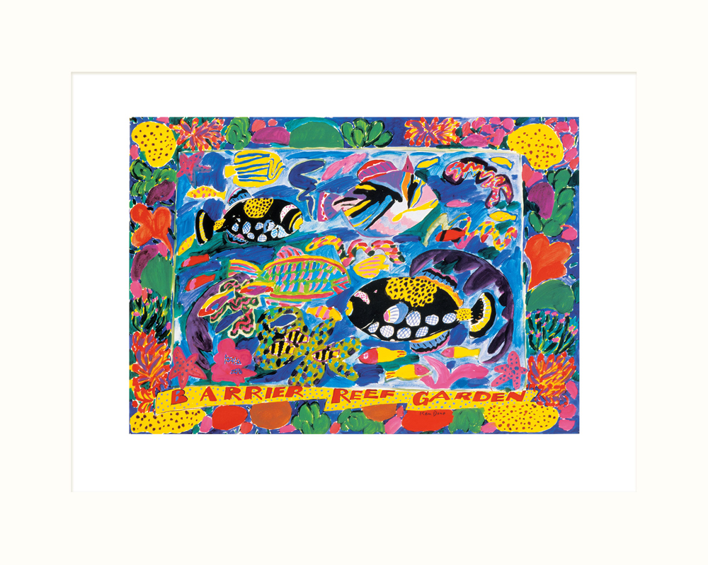 Barrier Reef garden, 1984 - Ken Done Gallery