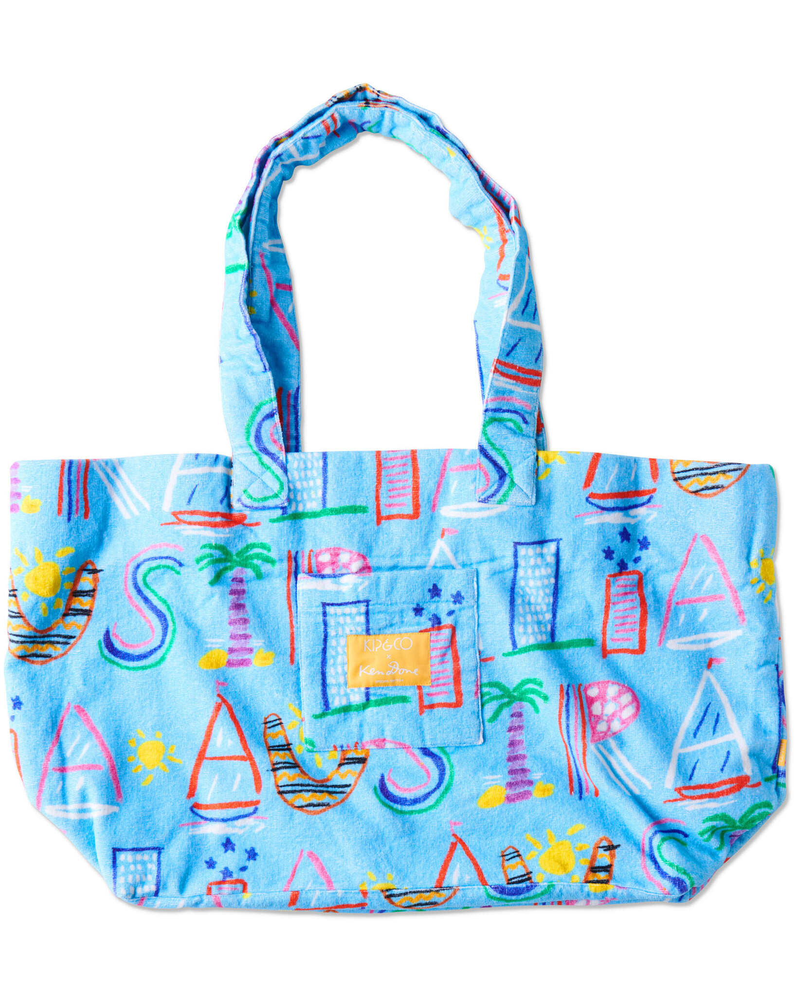 'Australia Mate' Terry Oversized Beach Bag - Kip&Co x Ken Done - Ken ...