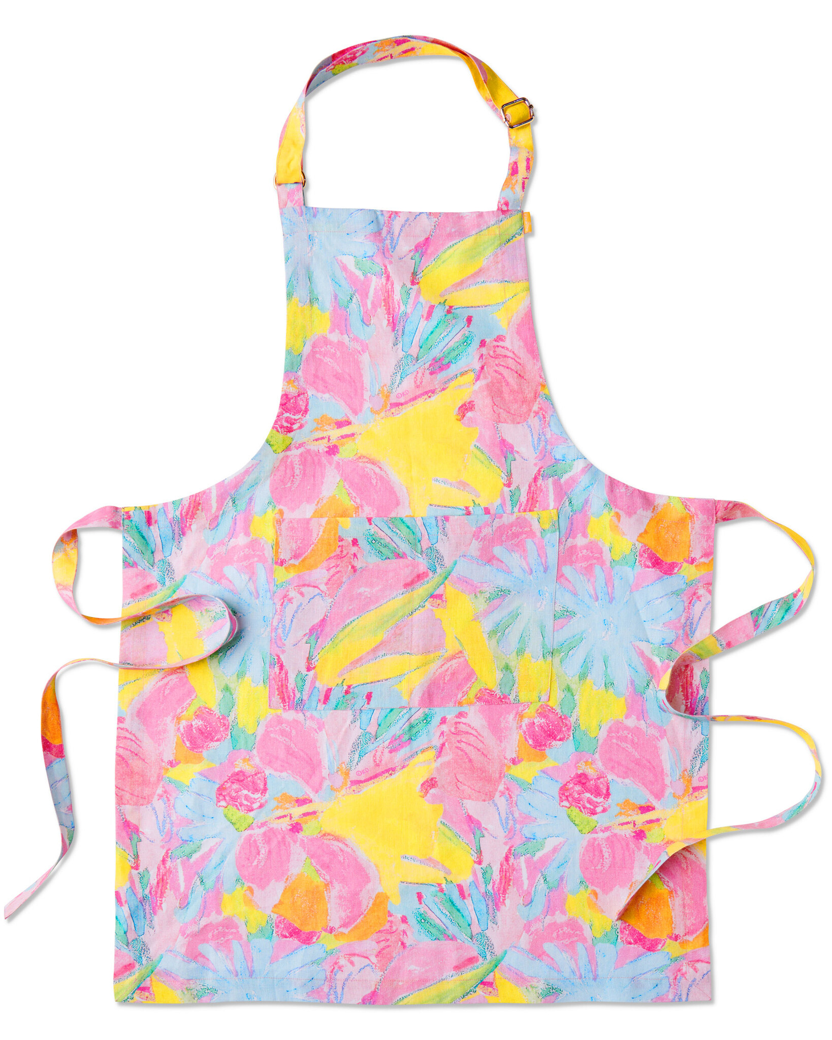 'Pastel Blooms' Linen Apron - Kip&Co x Ken Done - Ken Done Gallery