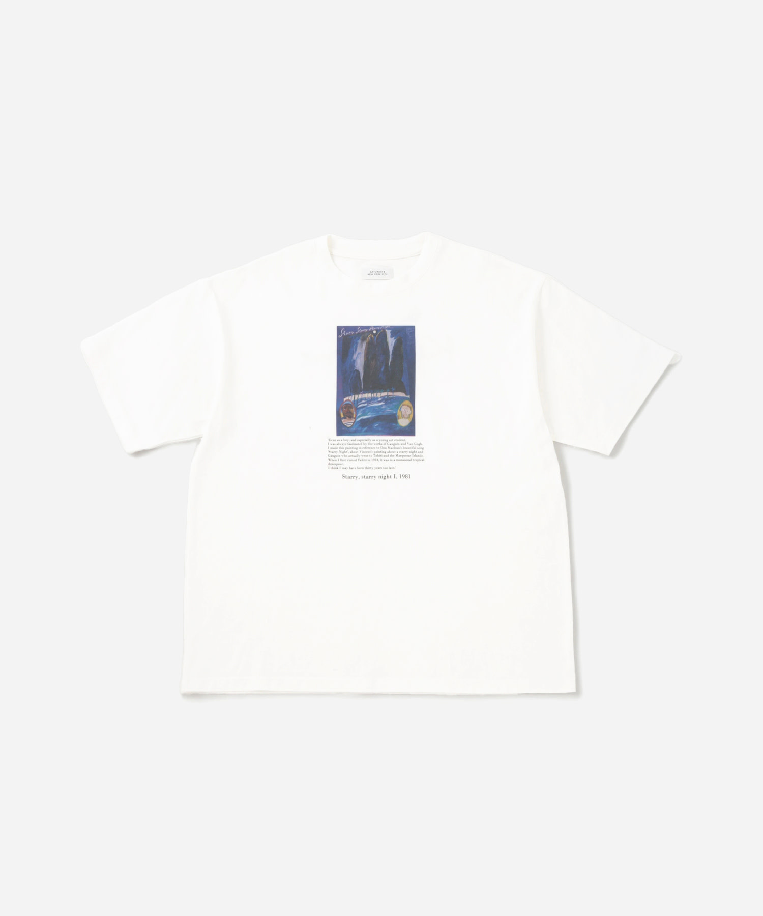 'Starry starry starry night' T-Shirt - Saturdays NYC x Ken Done - Ken ...