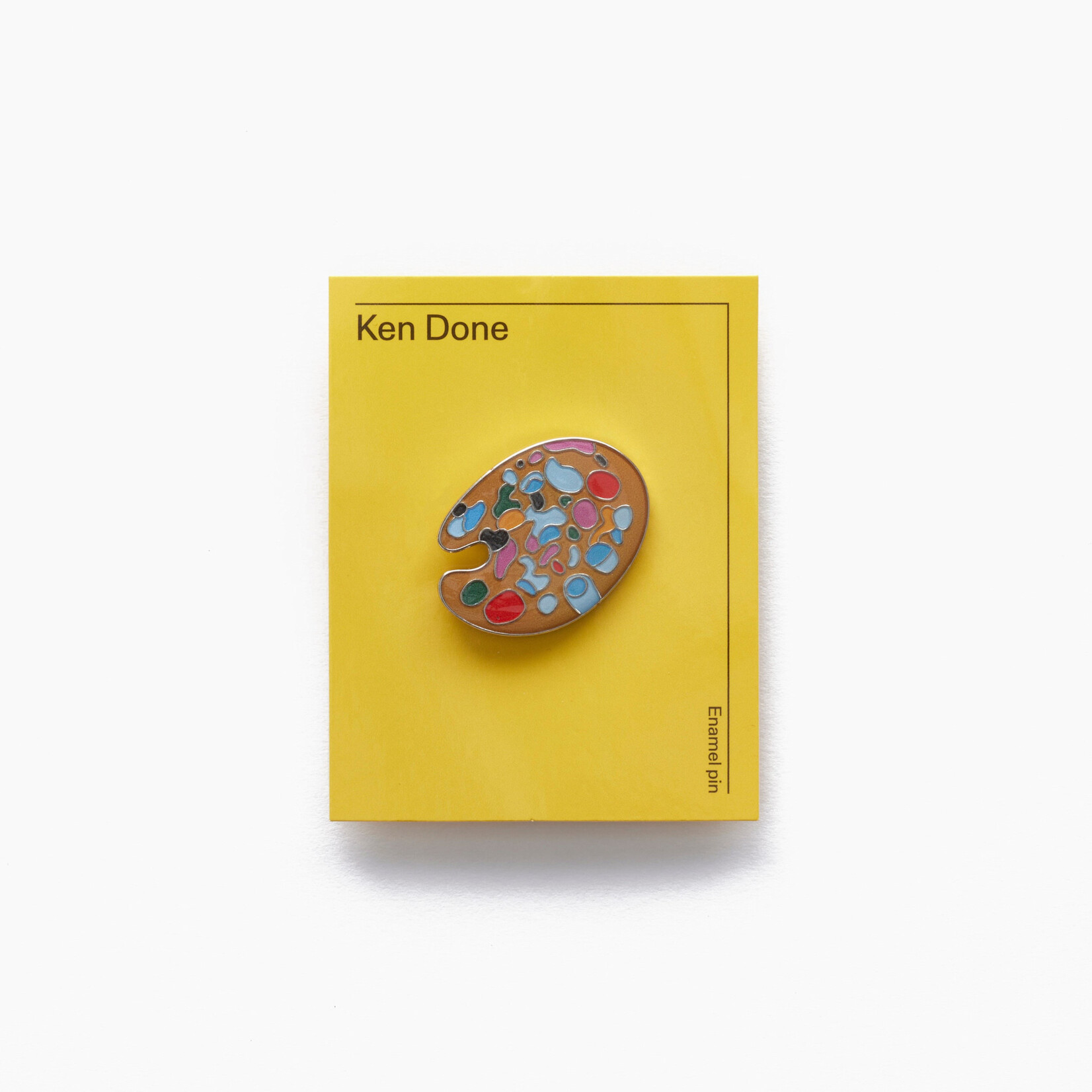 'Sunday' Paint Palette Pin - AGNSW x Ken Done - Ken Done Gallery