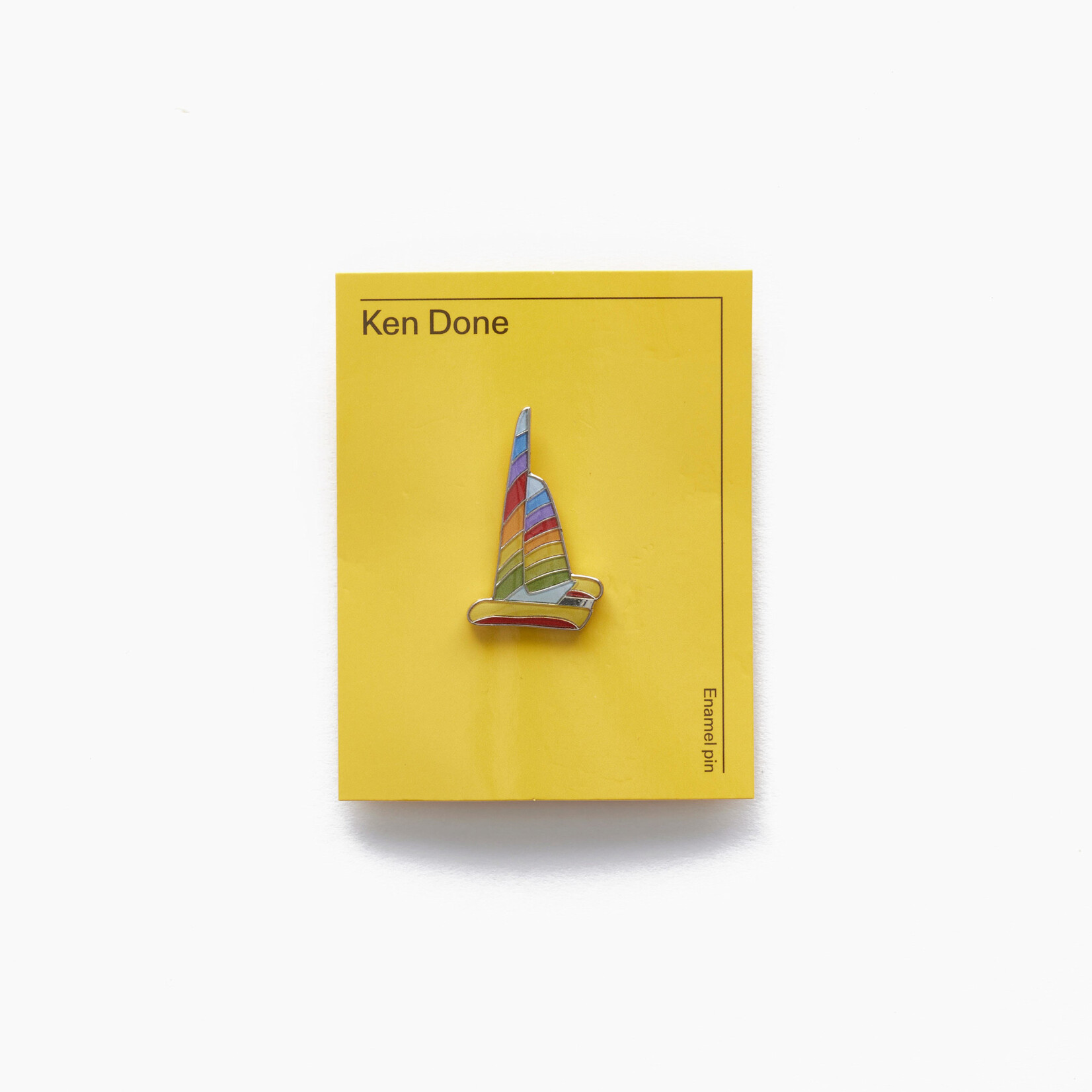 'Sunday' Sail Boat Pin - AGNSW x Ken Done - Ken Done Gallery