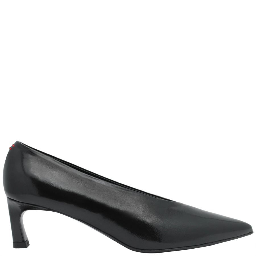 Halmanera H48O Black Pat Point Toe Pump Veda - Head Start Shoes