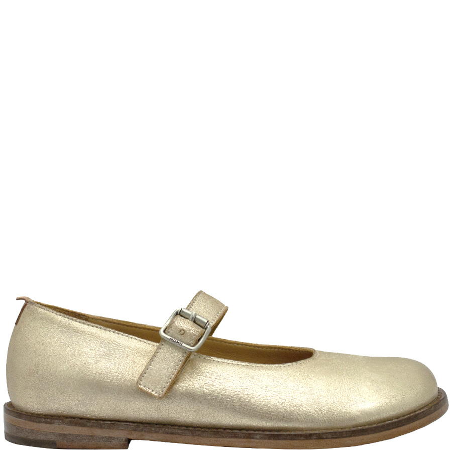 Moma MA11U Pale Gold Mary Jane Ballerina 3652 - Head Start Shoes