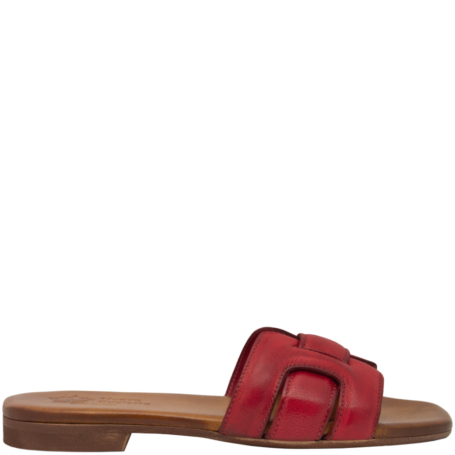 Nuova N2C-Red Sandal Mule Lana - Head Start Shoes