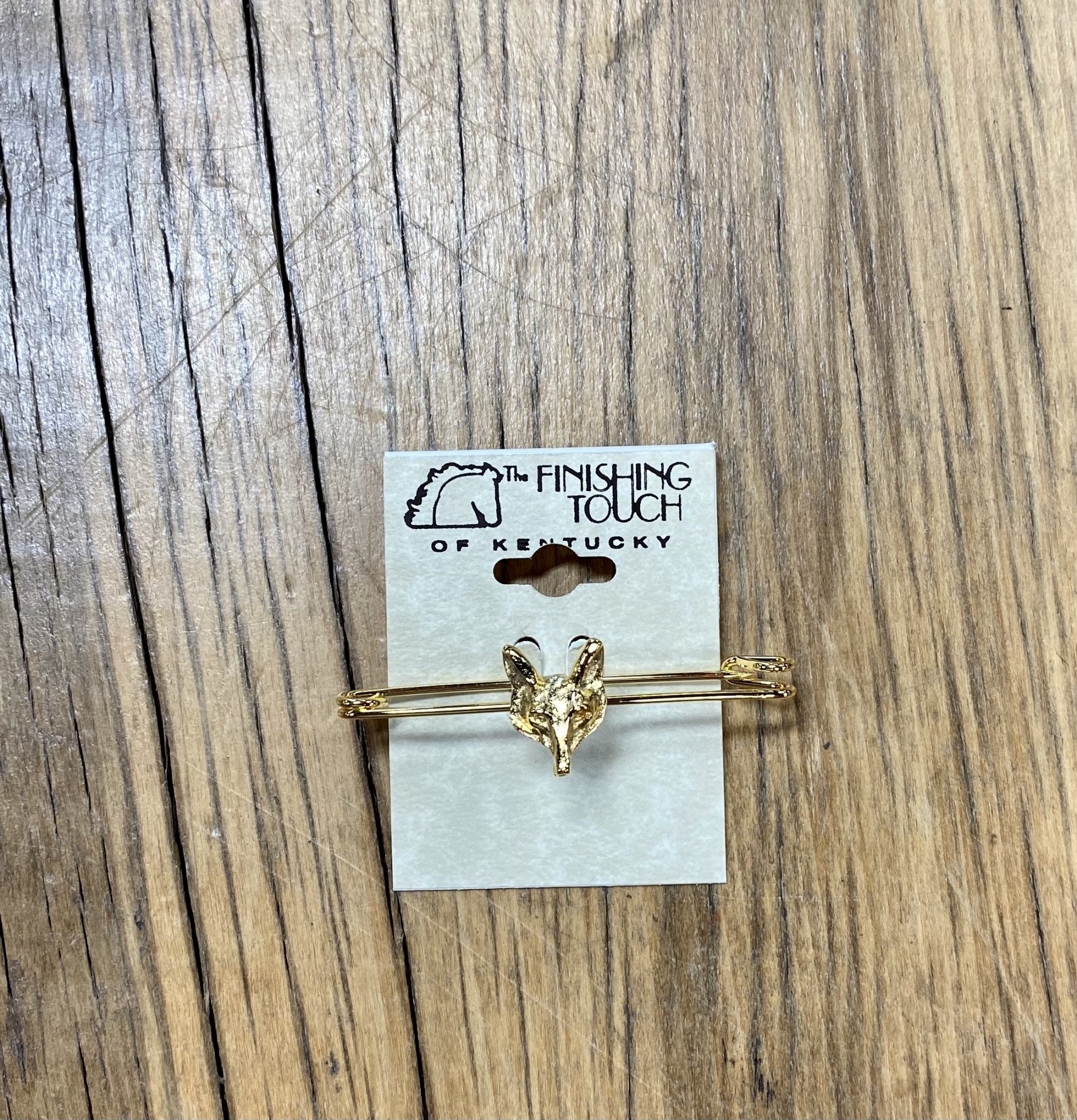 Gold Fox Masks Stock Pin - Franklin Saddlery
