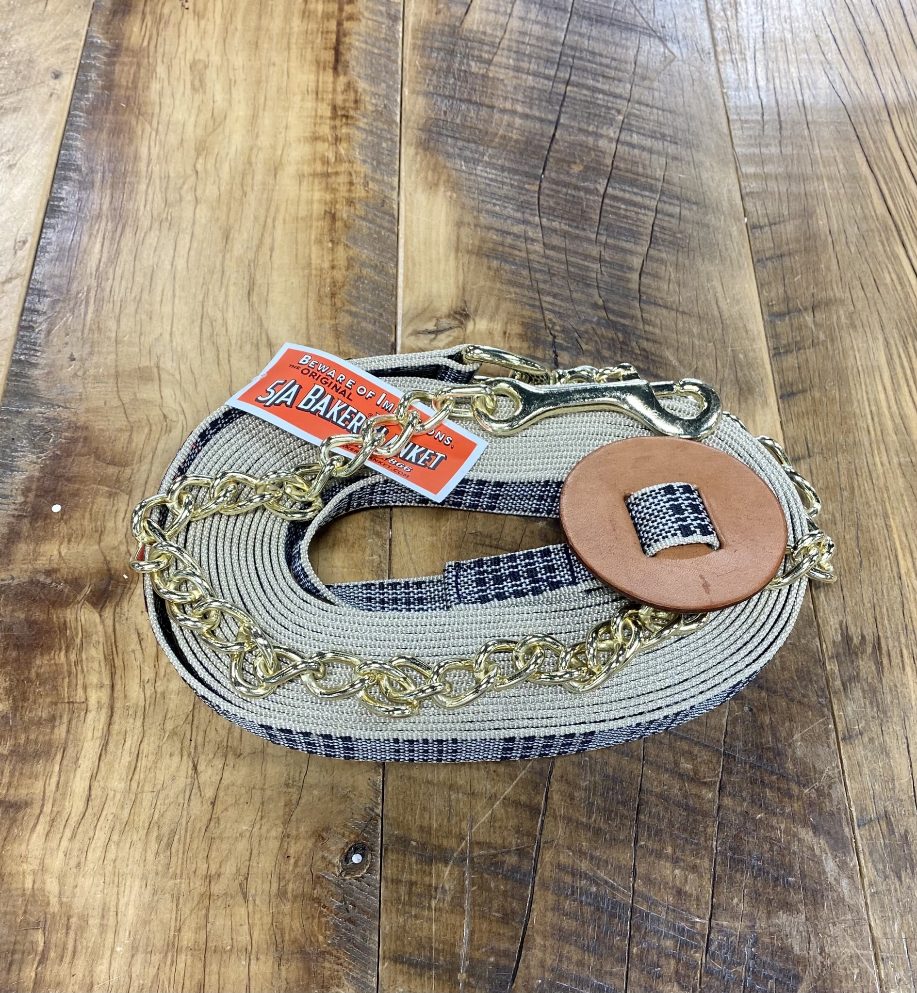 5/A Baker Lunge Line with Chain - Franklin Saddlery