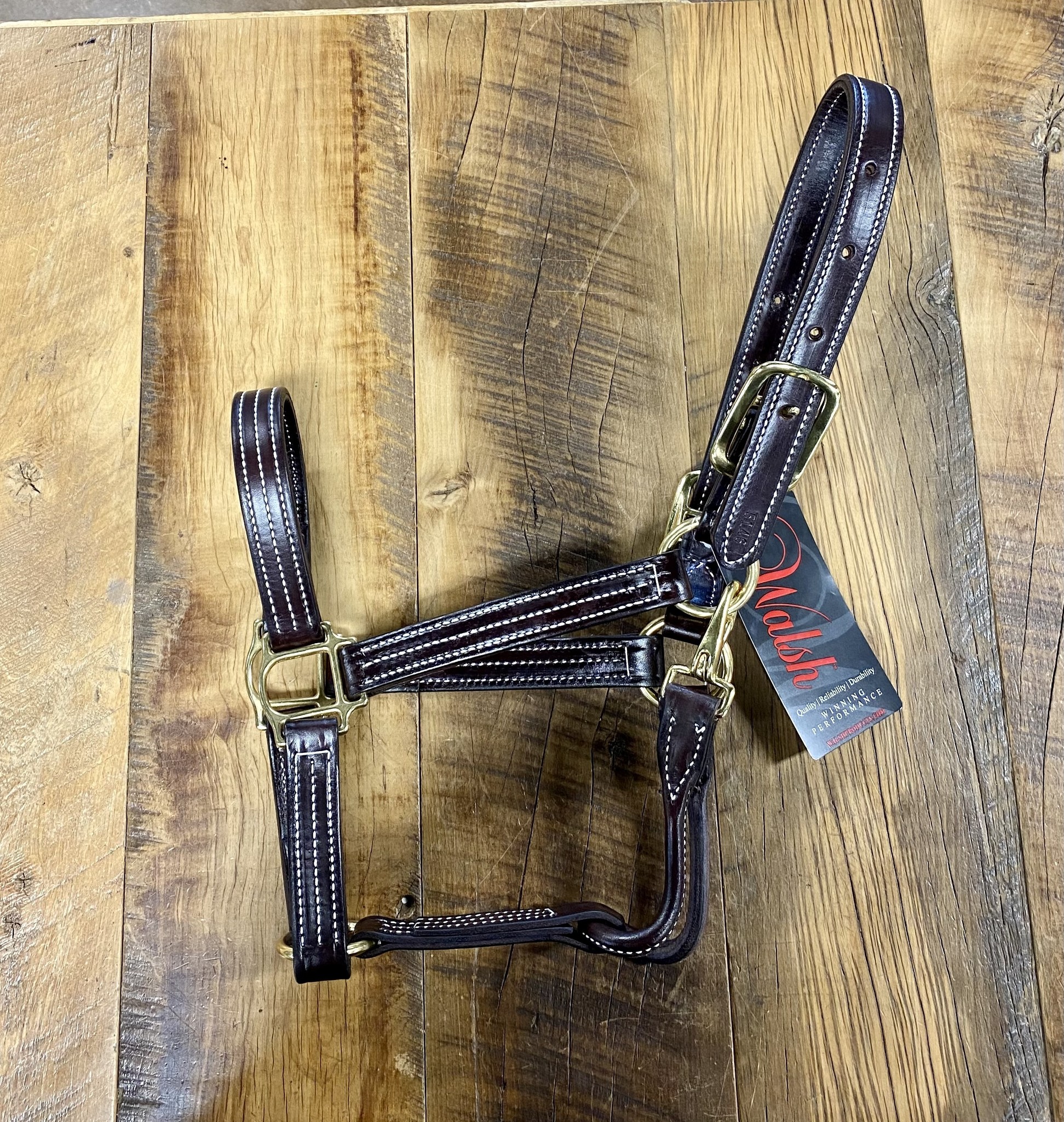 Walsh British Leather Halter - Franklin Saddlery
