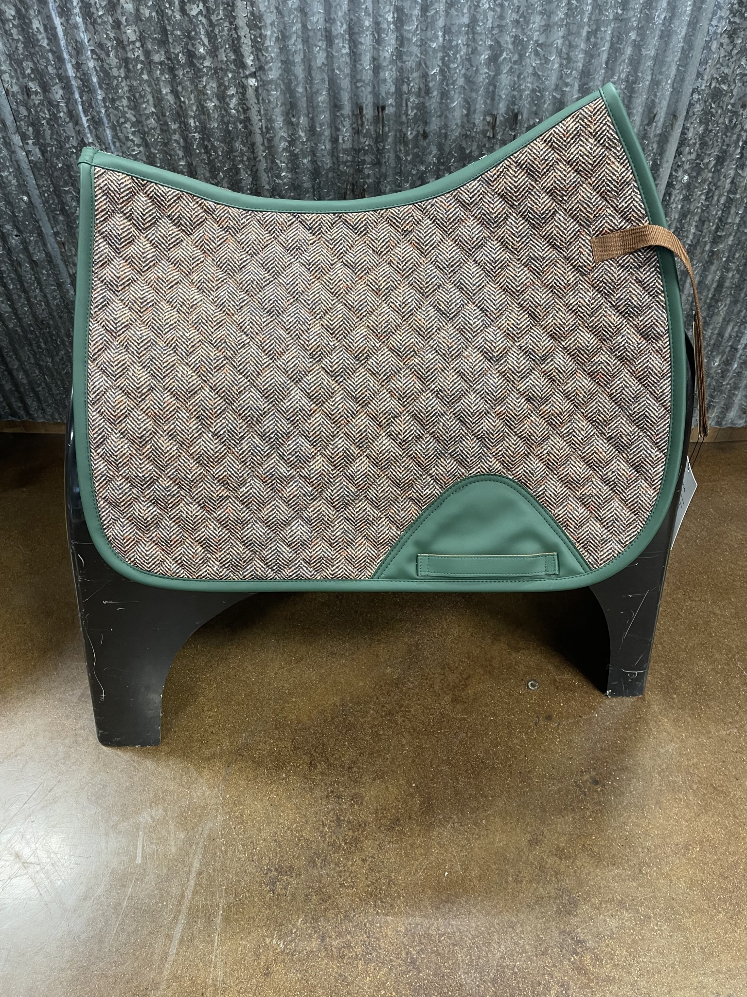 Sixteen Cypress Jumper Pad Herringbone/Hunter - Franklin Saddlery