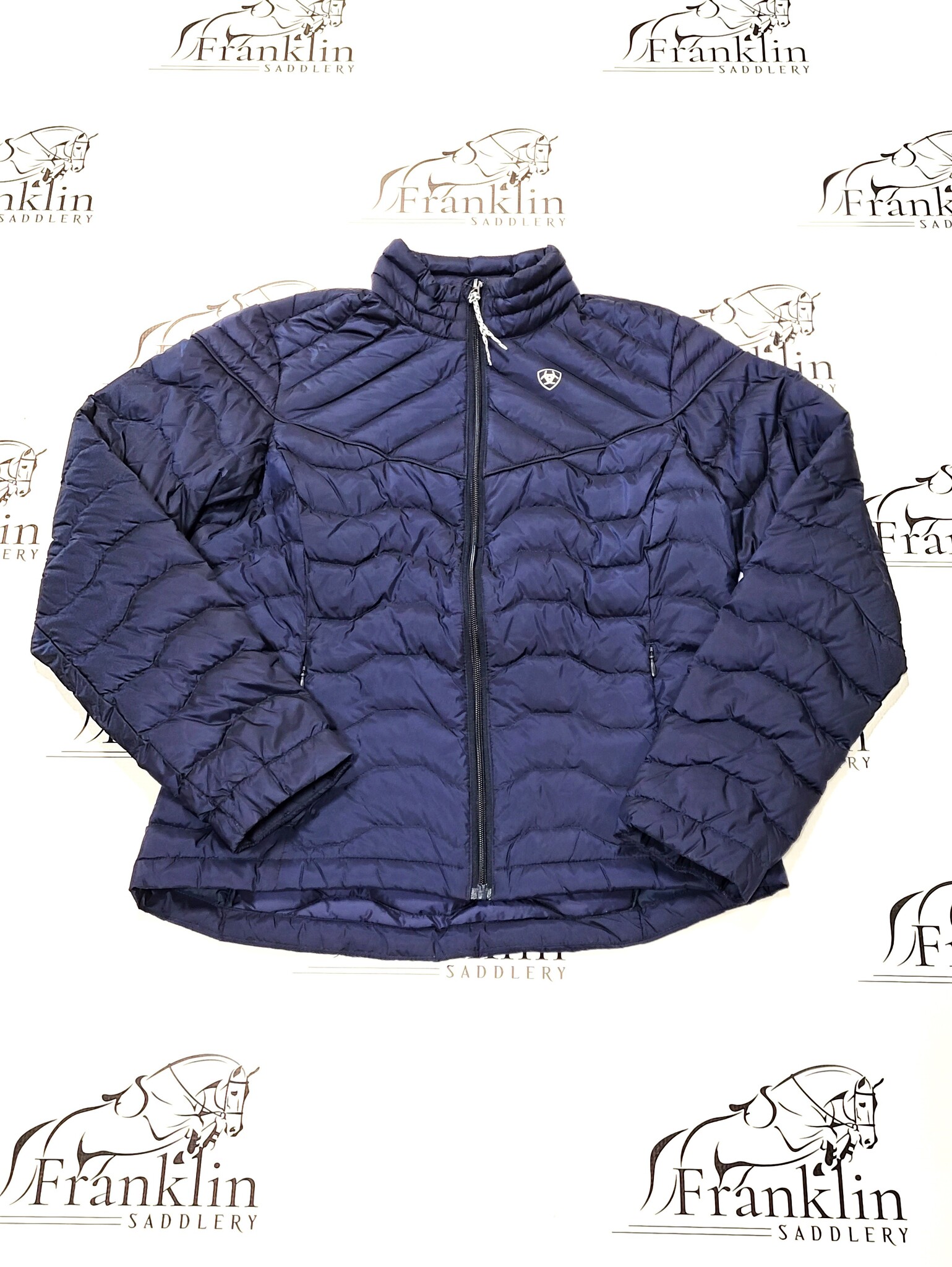Ariat Women's Ideal Down Jacket Navy Eclipse - Franklin Saddlery