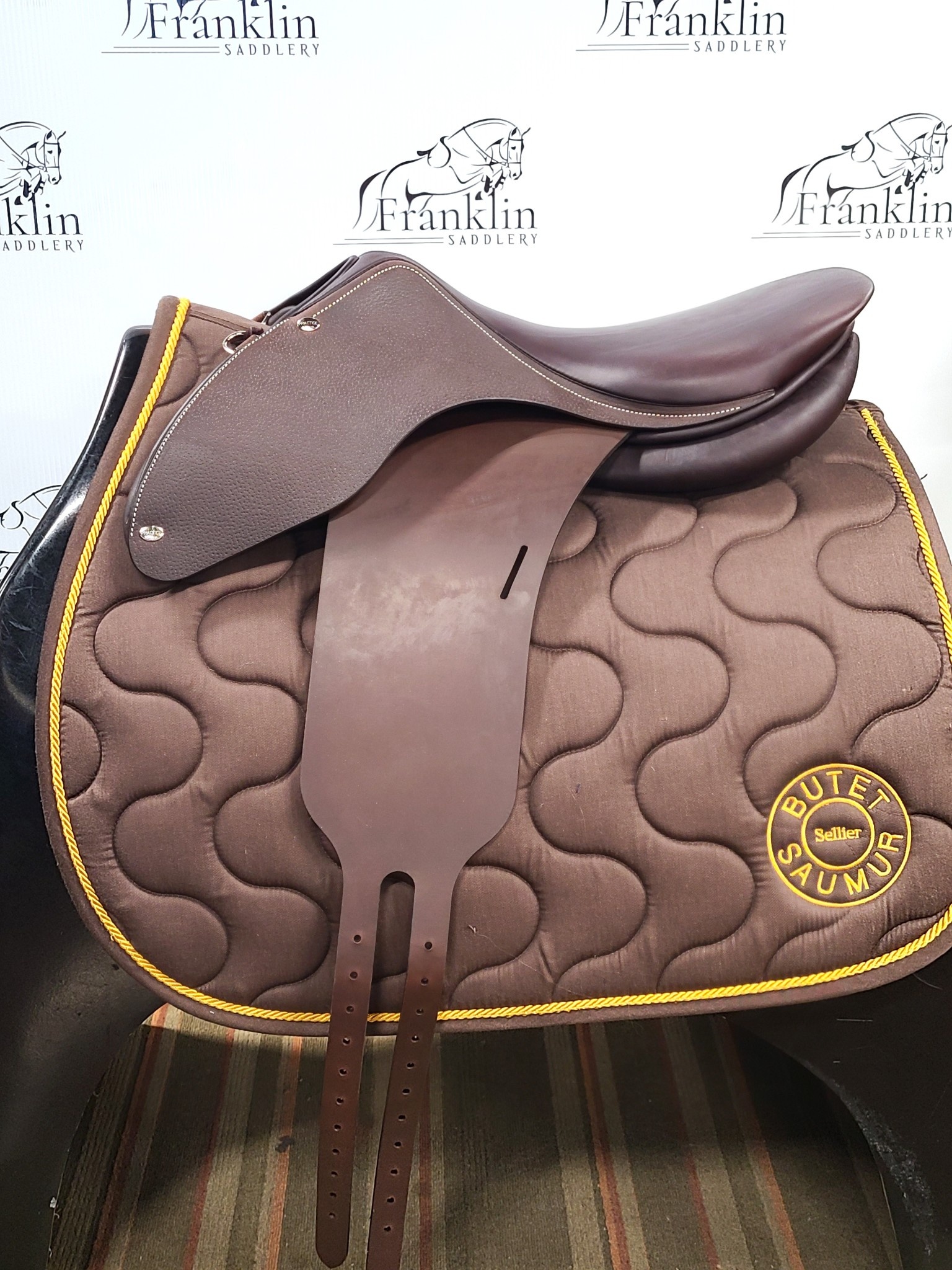 Butet P 16 Practice Saddle Cachou - Franklin Saddlery