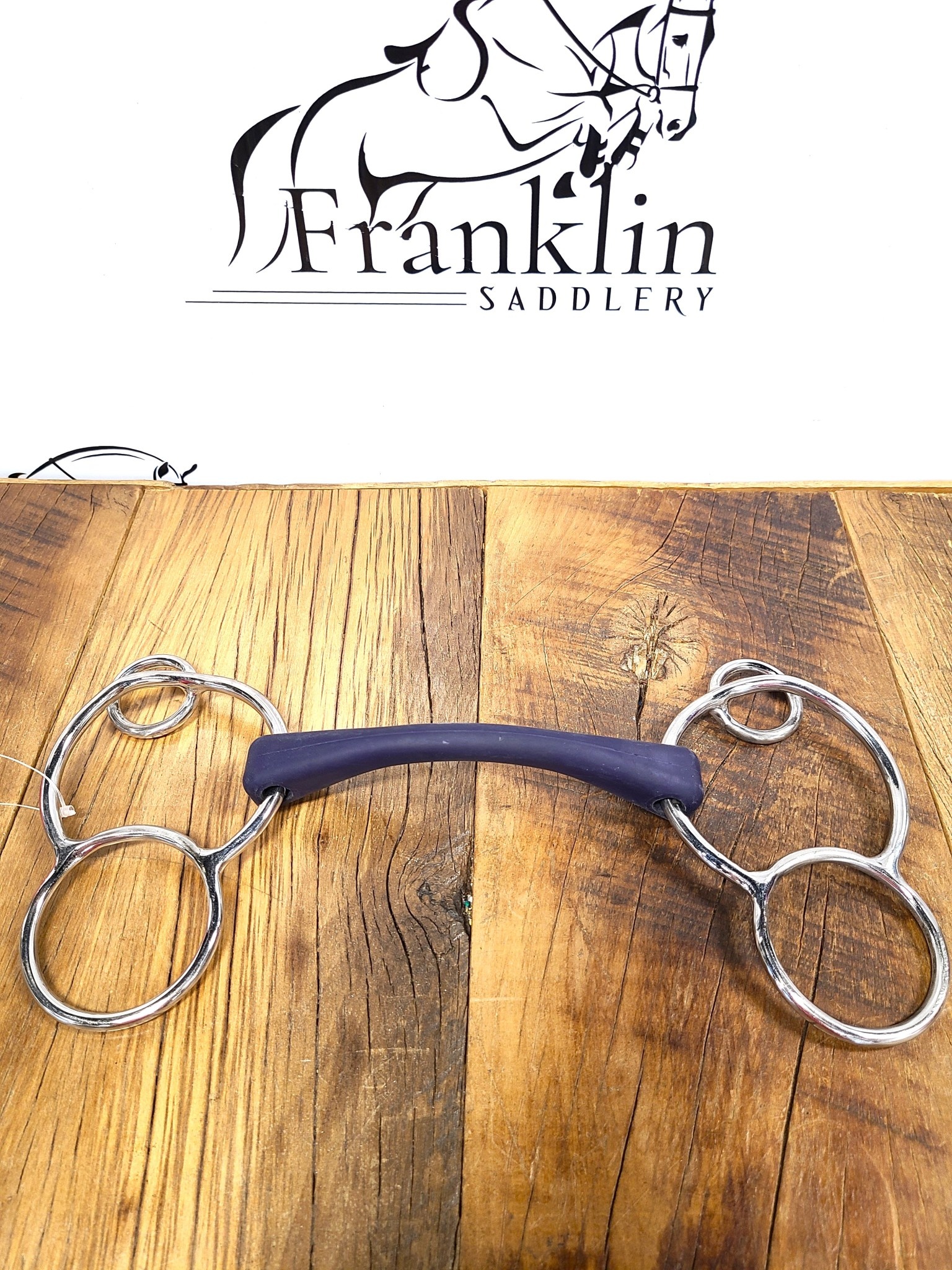 Jump 'in 3 Ring Rubber Bit - Franklin Saddlery