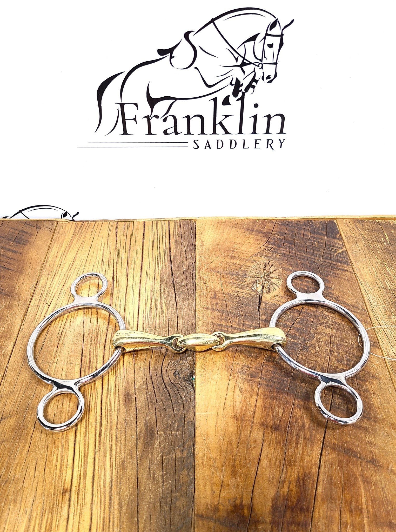 Jump'In 3 Ring French Link Bit 4.5" - Franklin Saddlery