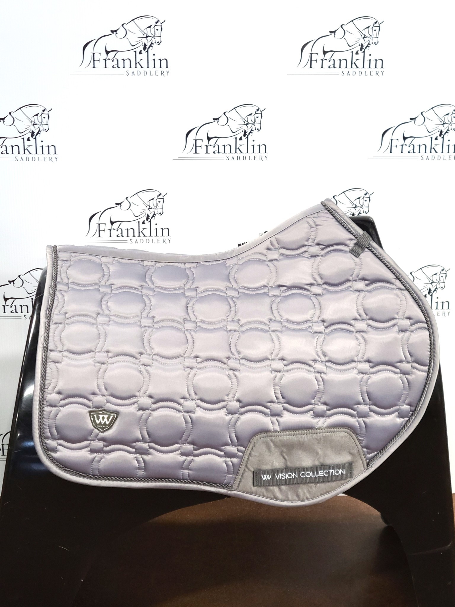 Woof Wear Vision Close Contact Brushed Steel Saddle Pad - Franklin Saddlery