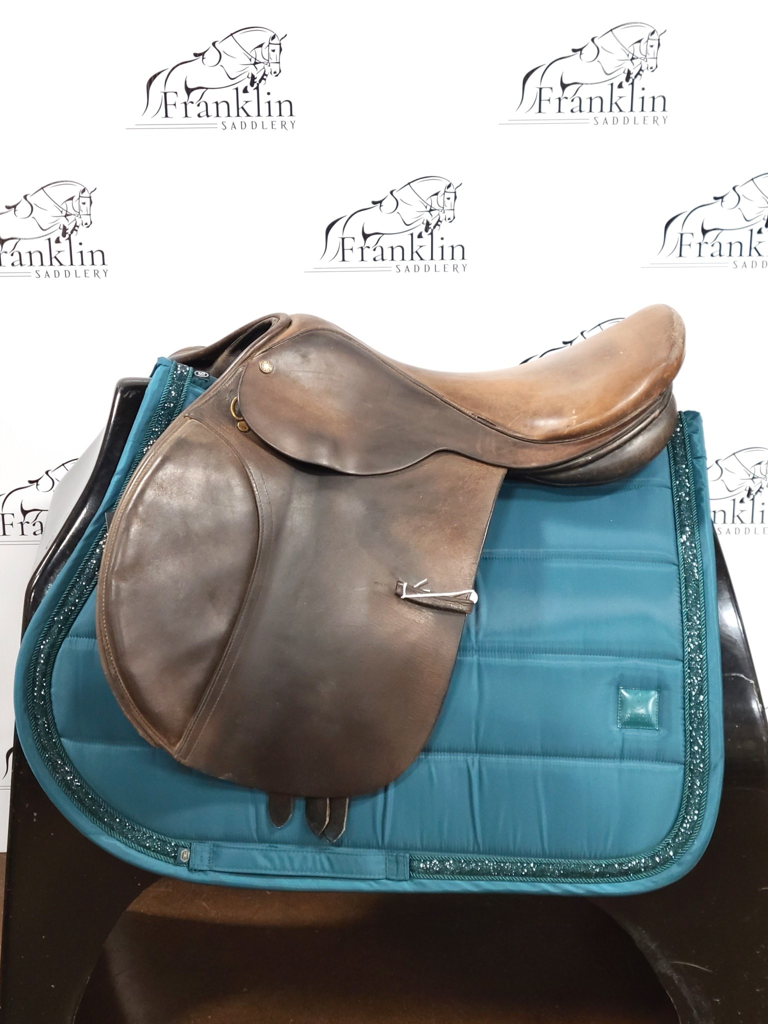 Albion All Purpose Saddle 17" Seat Consignment #720 - Franklin Saddlery