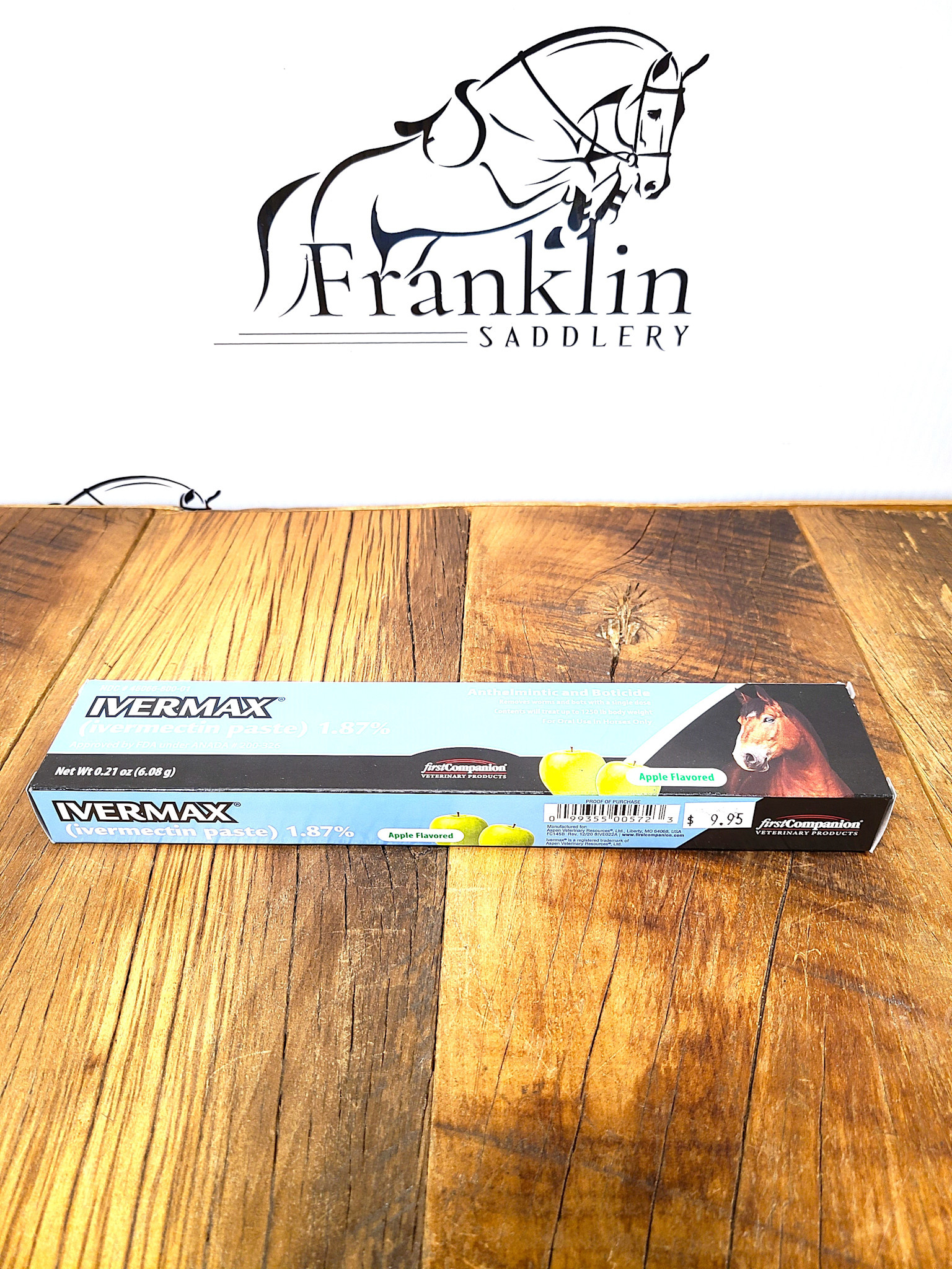 Ivermax Paste Dewormer, 1.87% - Franklin Saddlery