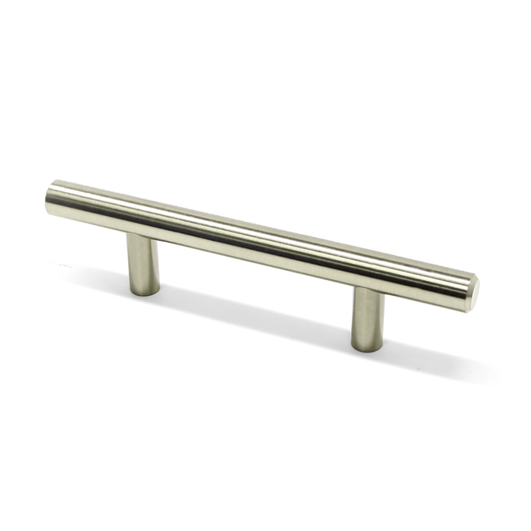 Marathon Hardware Hardware Bar Pull Brushed Satin Nickel - 3 in ...