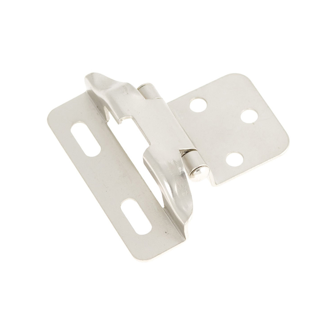 Hickory Hardware Face Frame 1/4 in Overlay Hinge - Satin Nickel ...