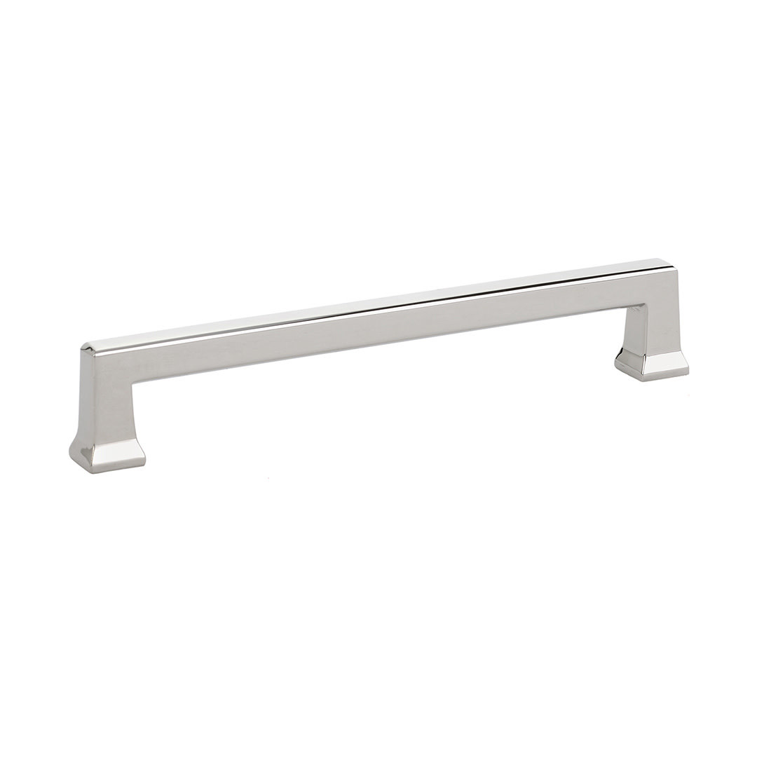 Alexander Pull Polished Nickel - 6 in - Handles & More Hardware Ltd.