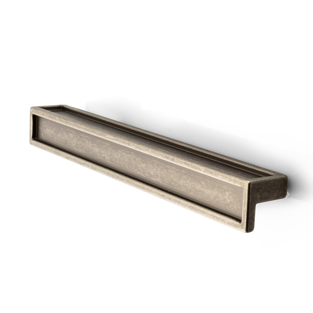 Concrete Pull Modern Antique Iron - 6 5/16 in - Handles & More Hardware ...