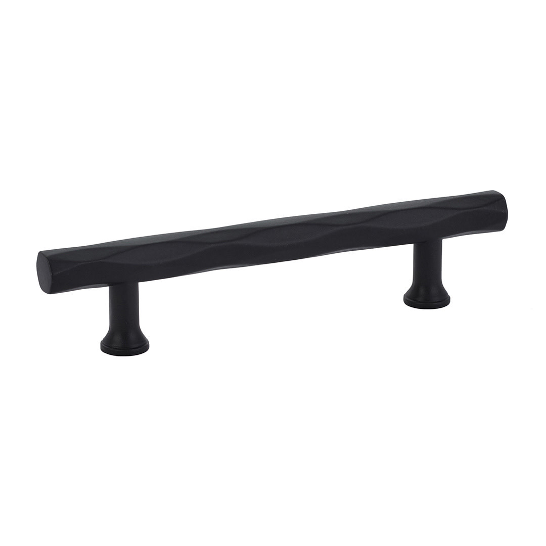 Tribeca Pull Flat Black - 4 in - Handles & More Hardware Ltd.