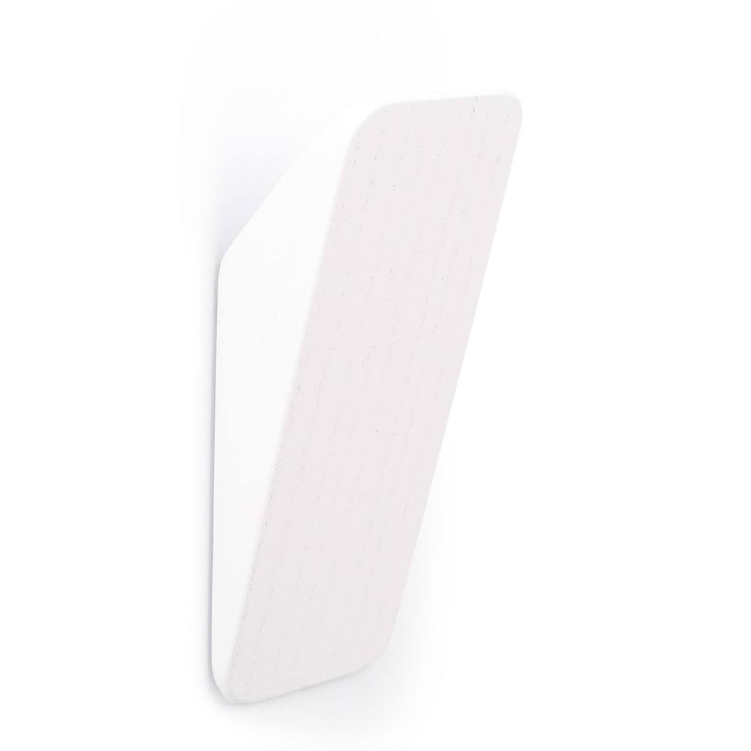 Switch Hook Matte White Lacquered - 3 3/4 in - Handles & More Hardware Ltd.