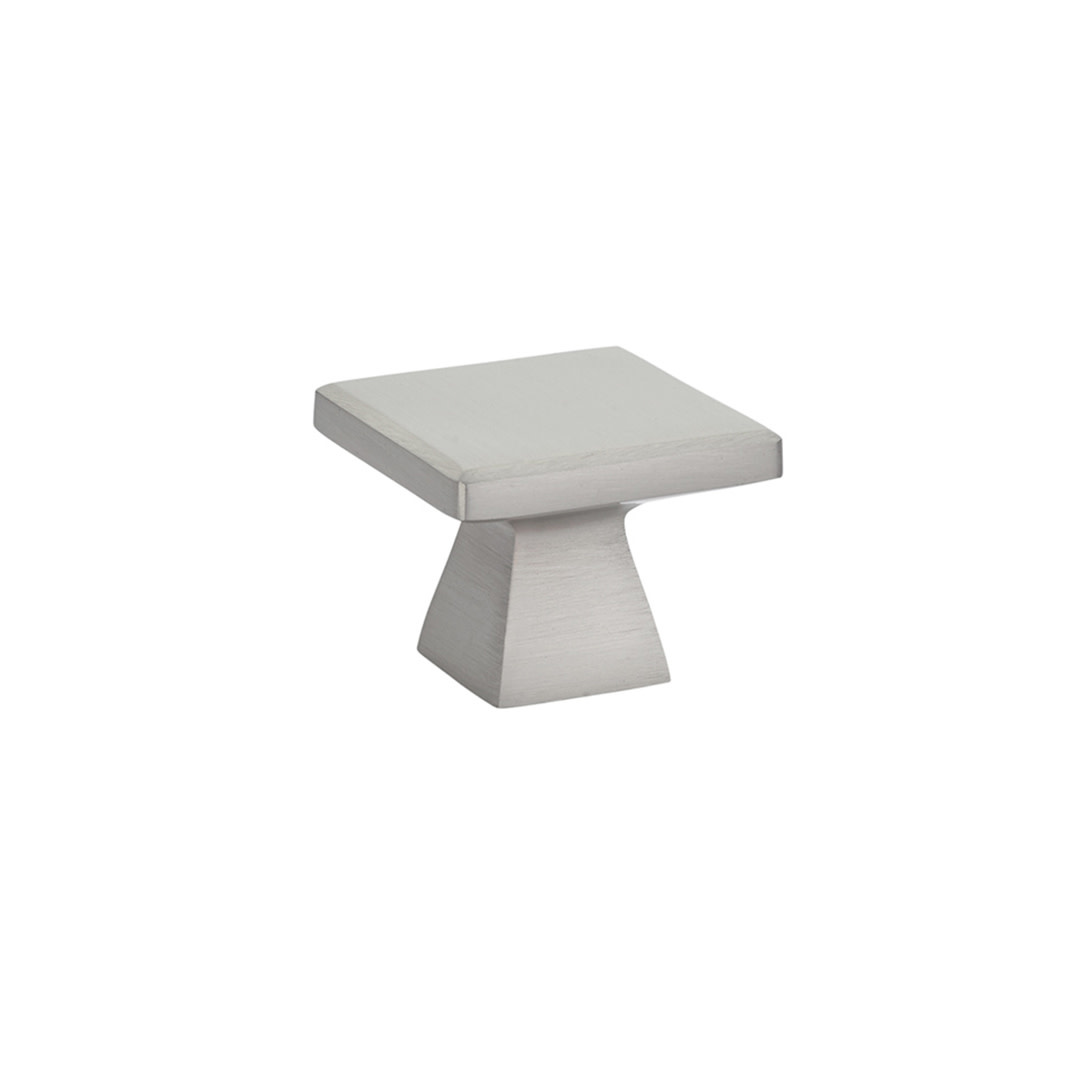 Podium Knob Satin Nickel - 1 3/4 in - Handles & More Hardware Ltd.