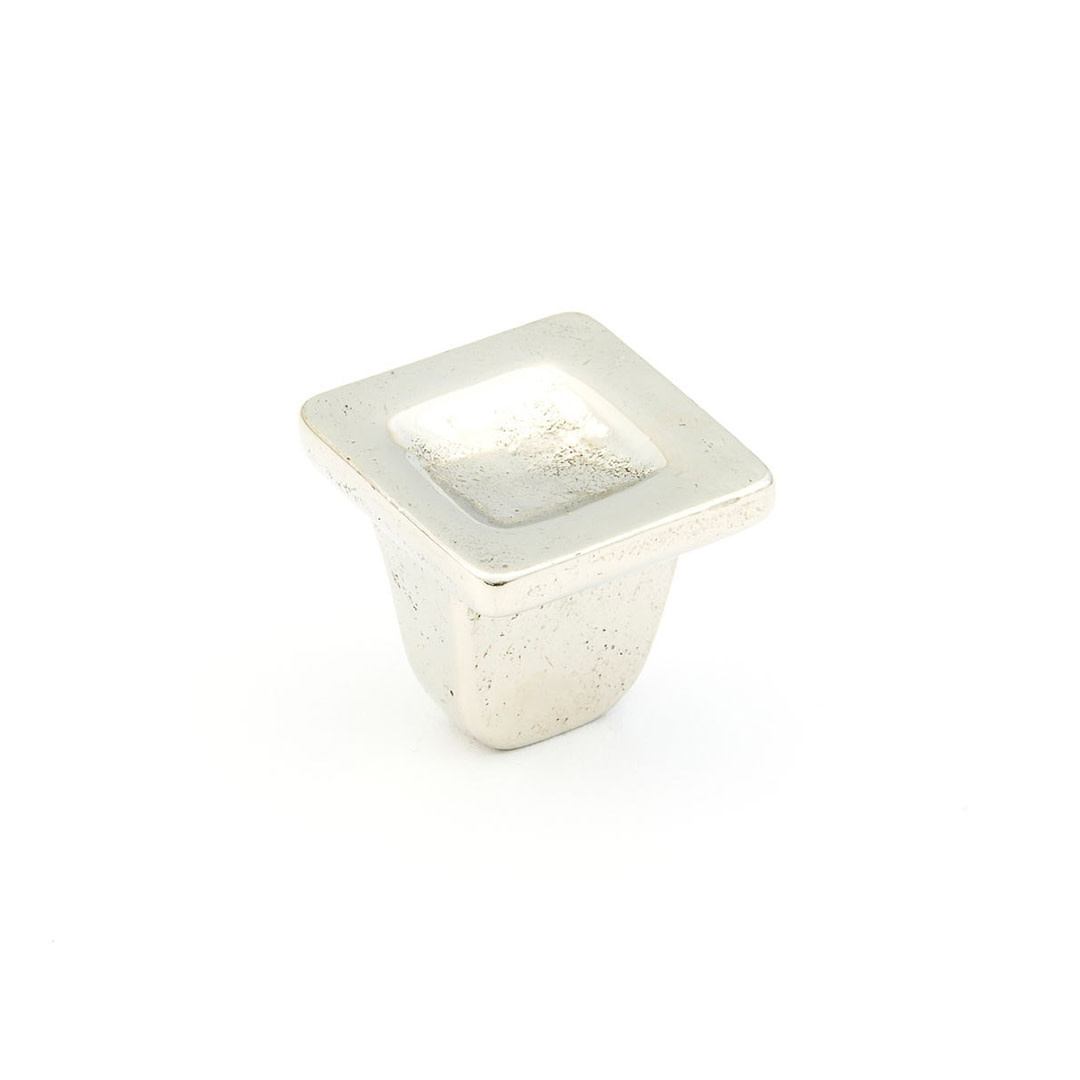 Vinci Indent Knob Polished White Bronze - 1 1/4 in - Handles & More ...