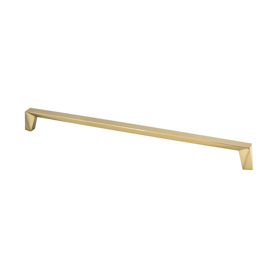 Swagger Pull Modern Brushed Gold - 12 5/8 in - Handles & More Hardware Ltd.