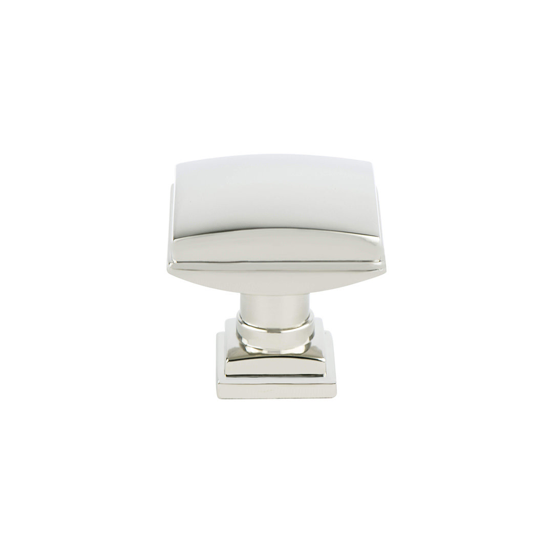 Tailored Traditional Knob Polished Nickel - 1 1/4 in - Handles & More ...