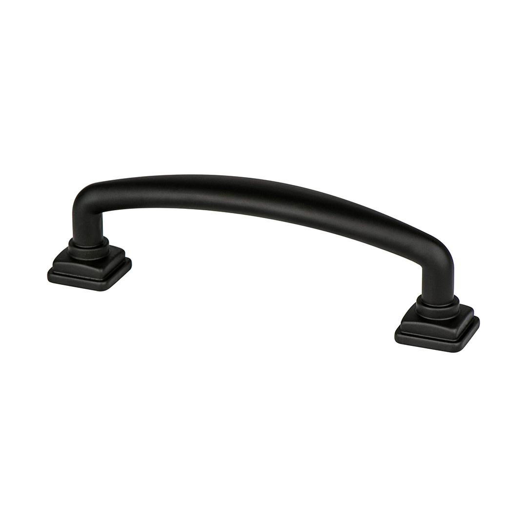 Tailored Traditional Pull Matte Black - 3 3/4 in - Handles & More ...