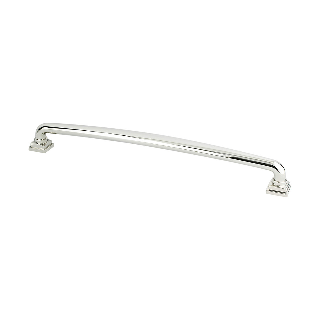 Tailored Traditional Appliance Pull Polished Nickel - 12 in - Handles ...