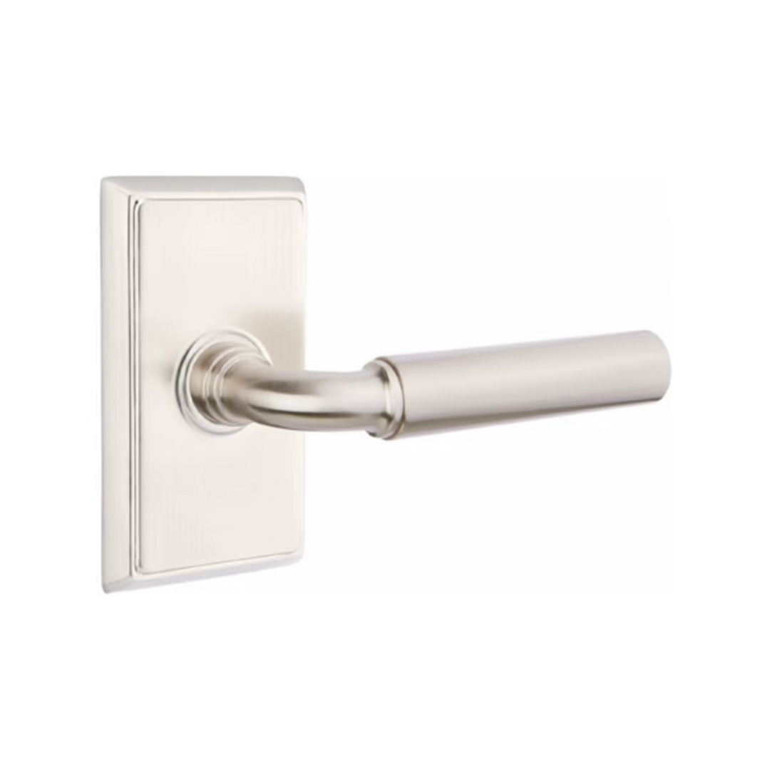 Manning Dummy Lever Satin Nickel - Rectangular Rosette - Handles & More ...