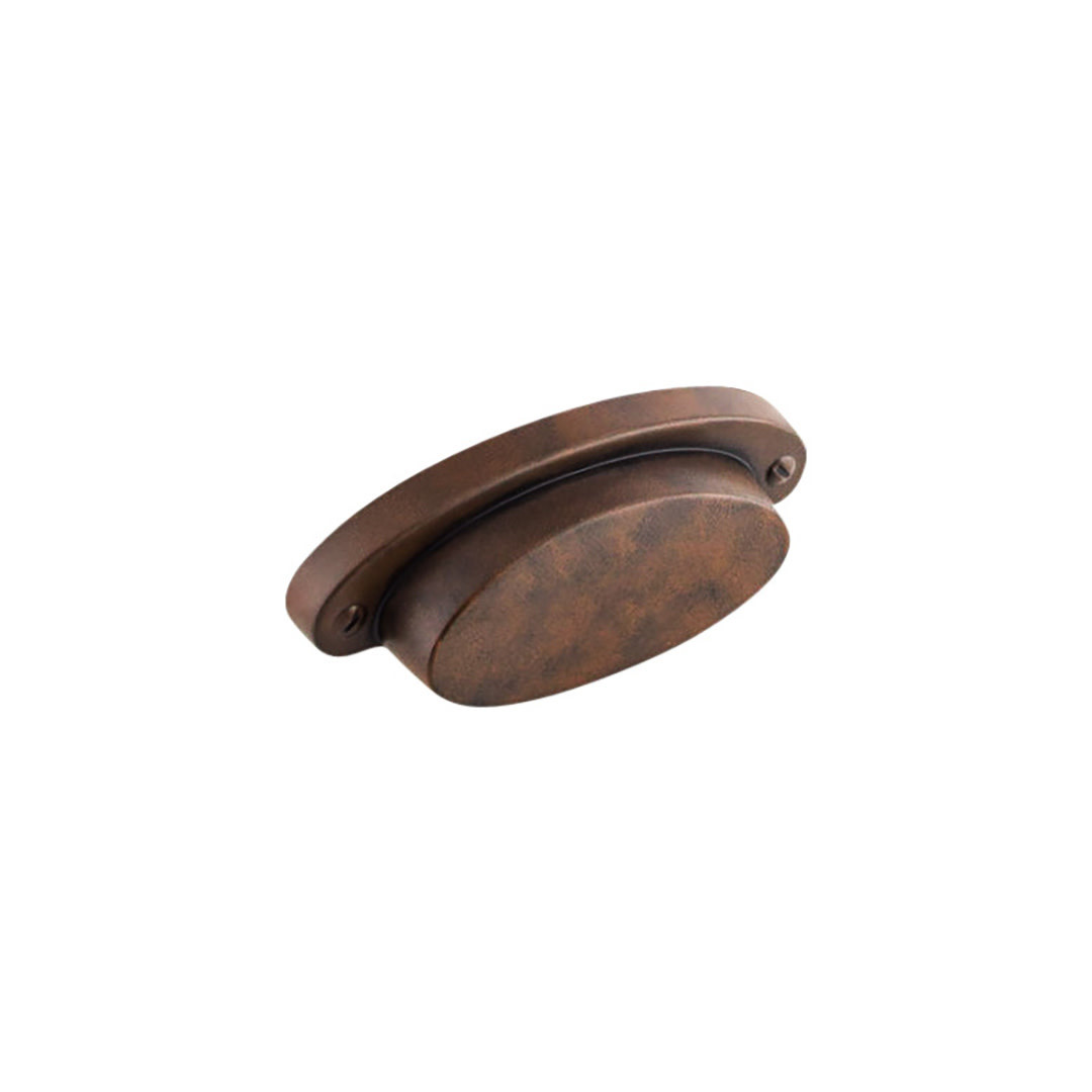 Dakota Cup Pull Patina Rouge - 2 9/16 in - Handles & More Hardware Ltd.
