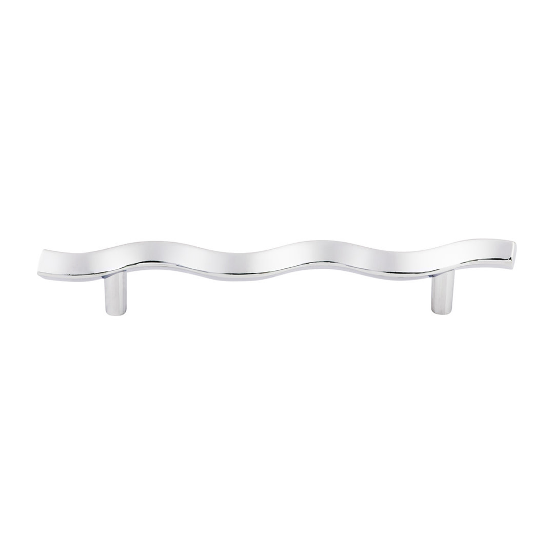 Wave Pull Polished Chrome - 5 1/16 in - Handles & More Hardware Ltd.