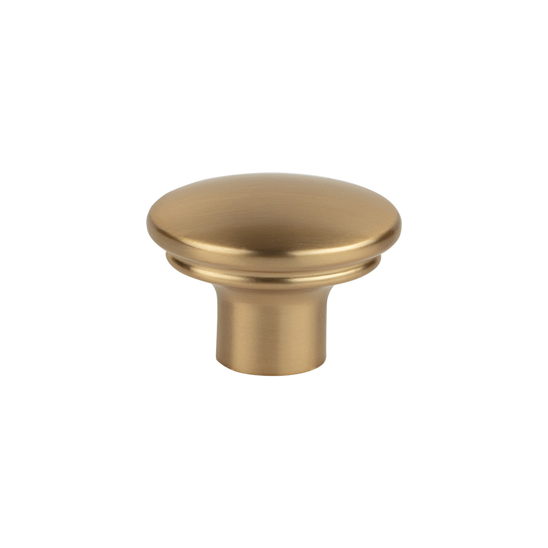 Julian Oval Knob Honey Bronze - 1 3/8 in - Handles & More Hardware Ltd.