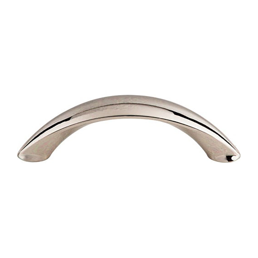 Arc Pull Polished Nickel - 3 in - Handles & More Hardware Ltd.