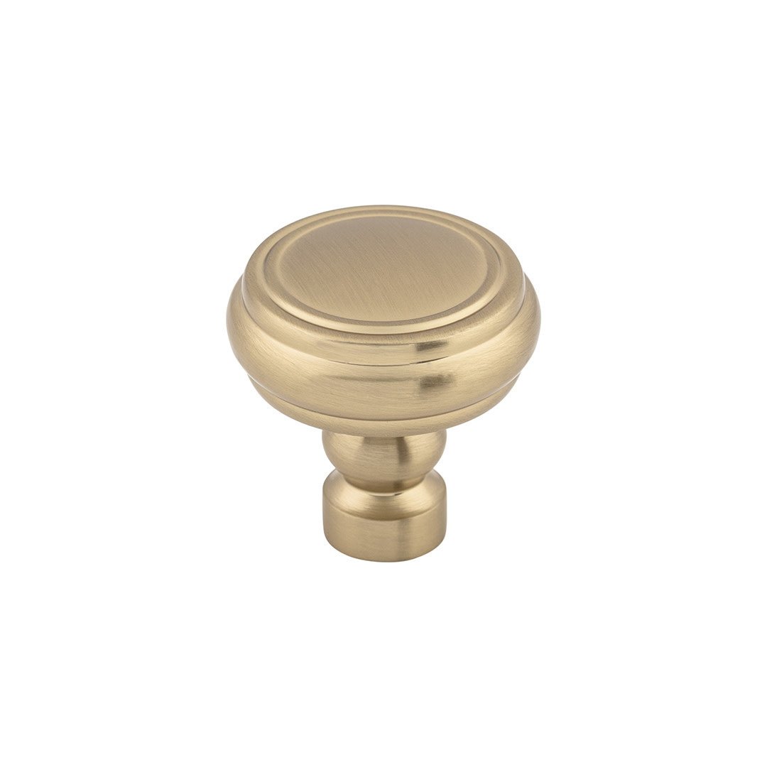 Brixton Rimmed Knob Honey Bronze - 1 1/4 in - Handles & More Hardware Ltd.