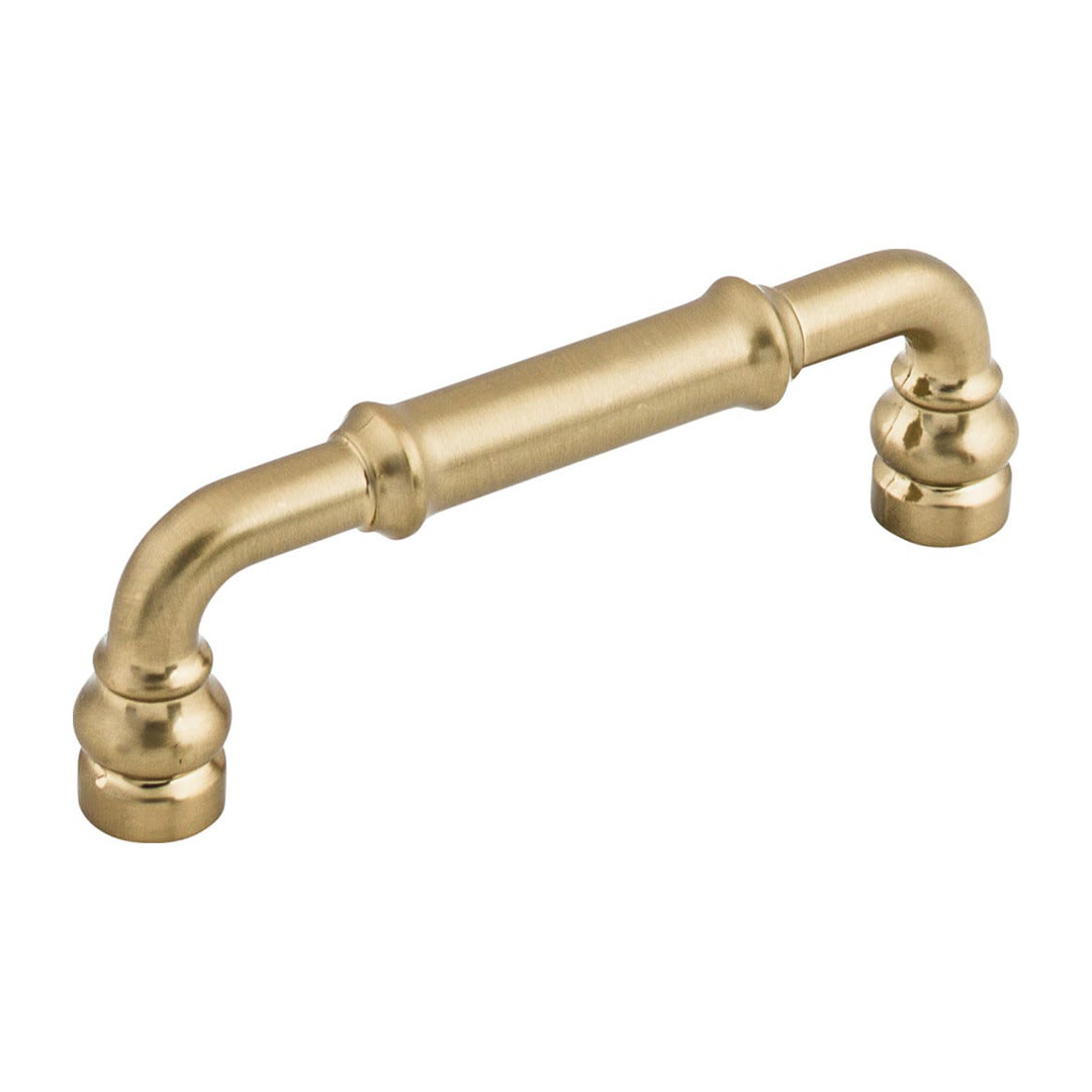 Brixton Pull Honey Bronze - 3 3/4 in - Handles & More Hardware Ltd.
