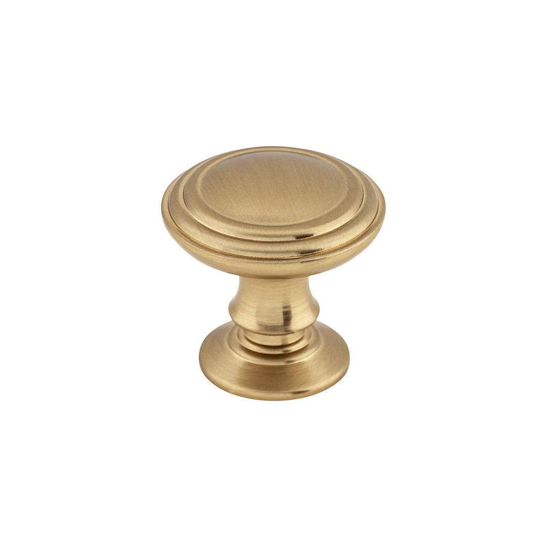 Reeded Knob Honey Bronze - 1 1/4 in - Handles & More Hardware Ltd.