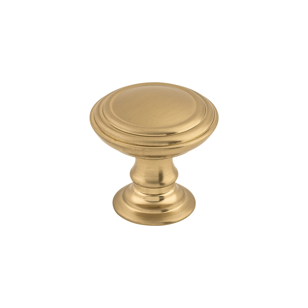 Reeded Knob Honey Bronze - 1 1/2 in - Handles & More Hardware Ltd.
