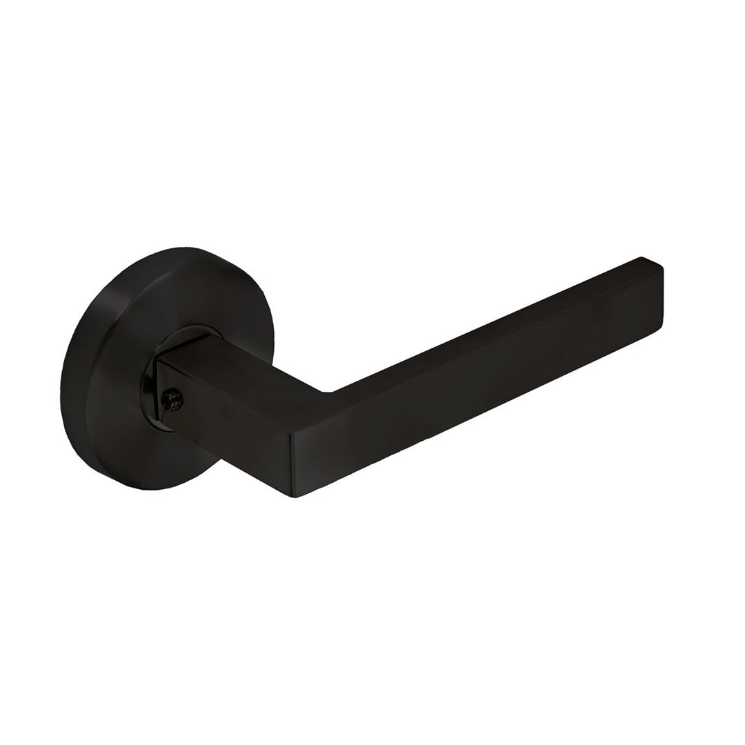 WATSON Privacy Matte Black Door Handle - Handles & More Hardware Ltd.