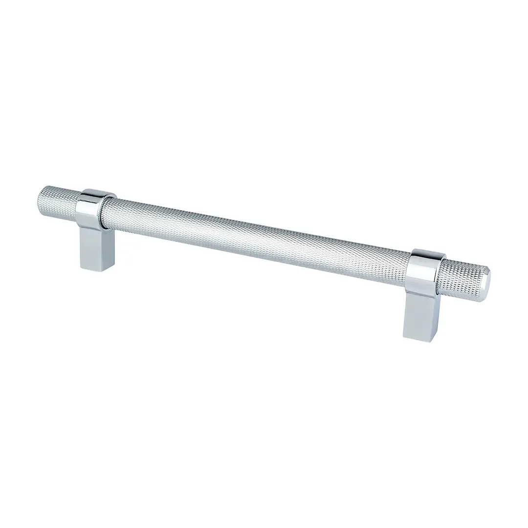 Radial Reign Knurled Pull Polished Chrome - 6 1/4 in - Handles & More ...