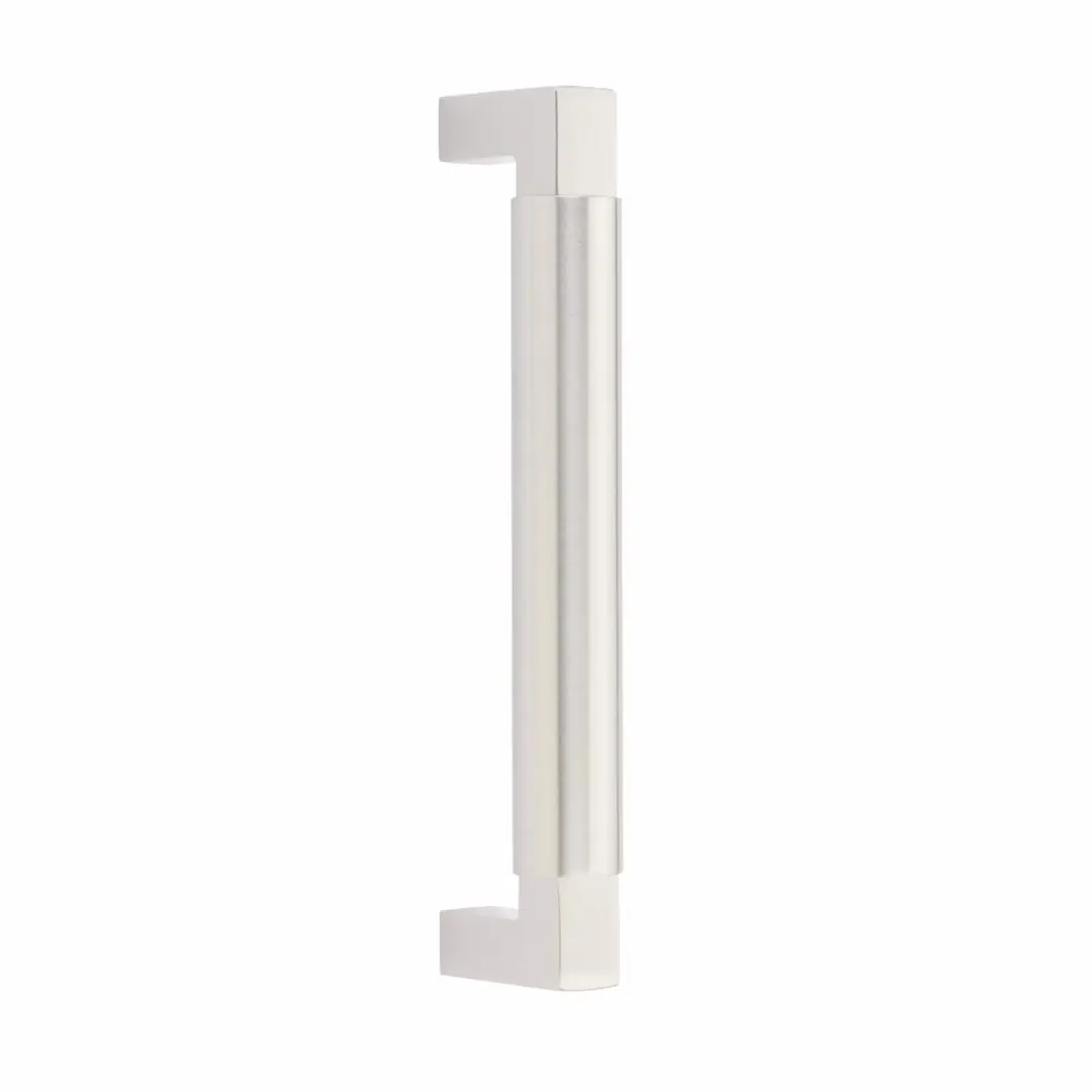 Hercules Door Pull Knurled Satin Nickel - 8 in - Handles & More ...